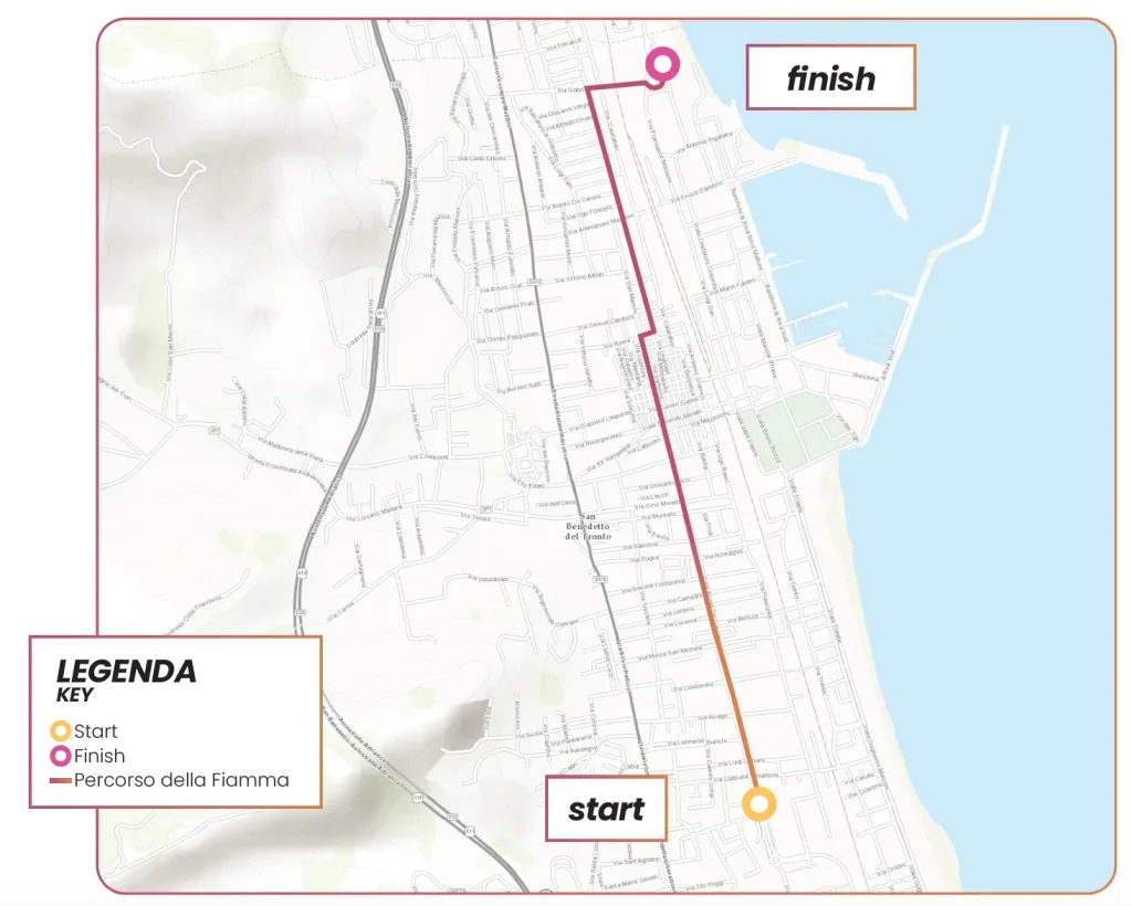 Olympischer Fackellauf in den Marken 2026: Route und Zeiten